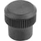 Kipp Knurled knob, thermoset plastic with brass bushing, M03 K0142.11203 | Zoro